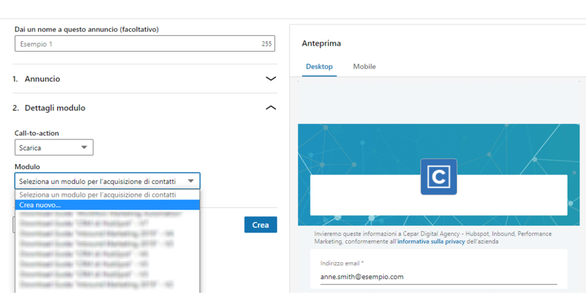 Come fare campagne di Lead Generation su LinkedIn